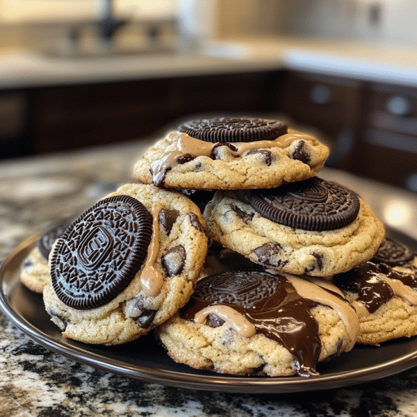Amazing Oreo Chocolate Chip Cookies with Gooey Middle Bliss